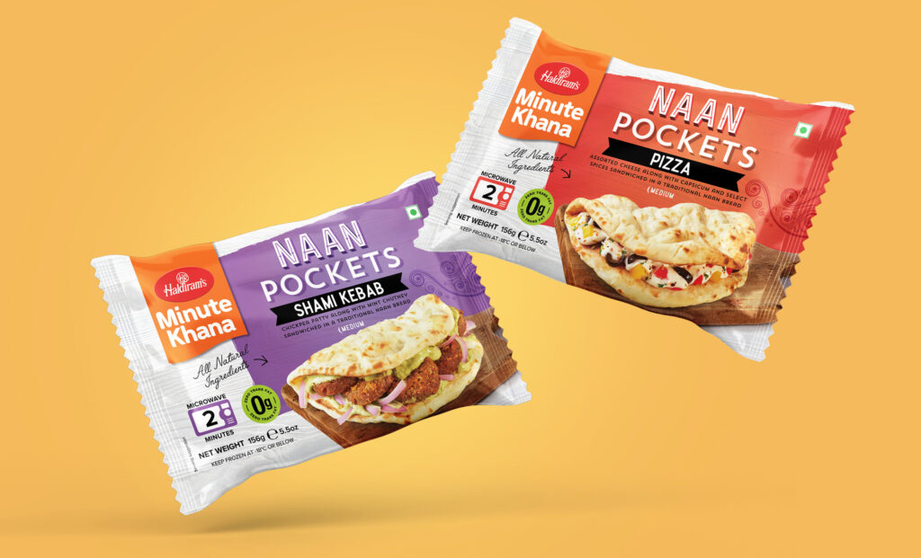 Frozen Food Ready-to-eat Food Packaging Design India - Firstbase Delhi